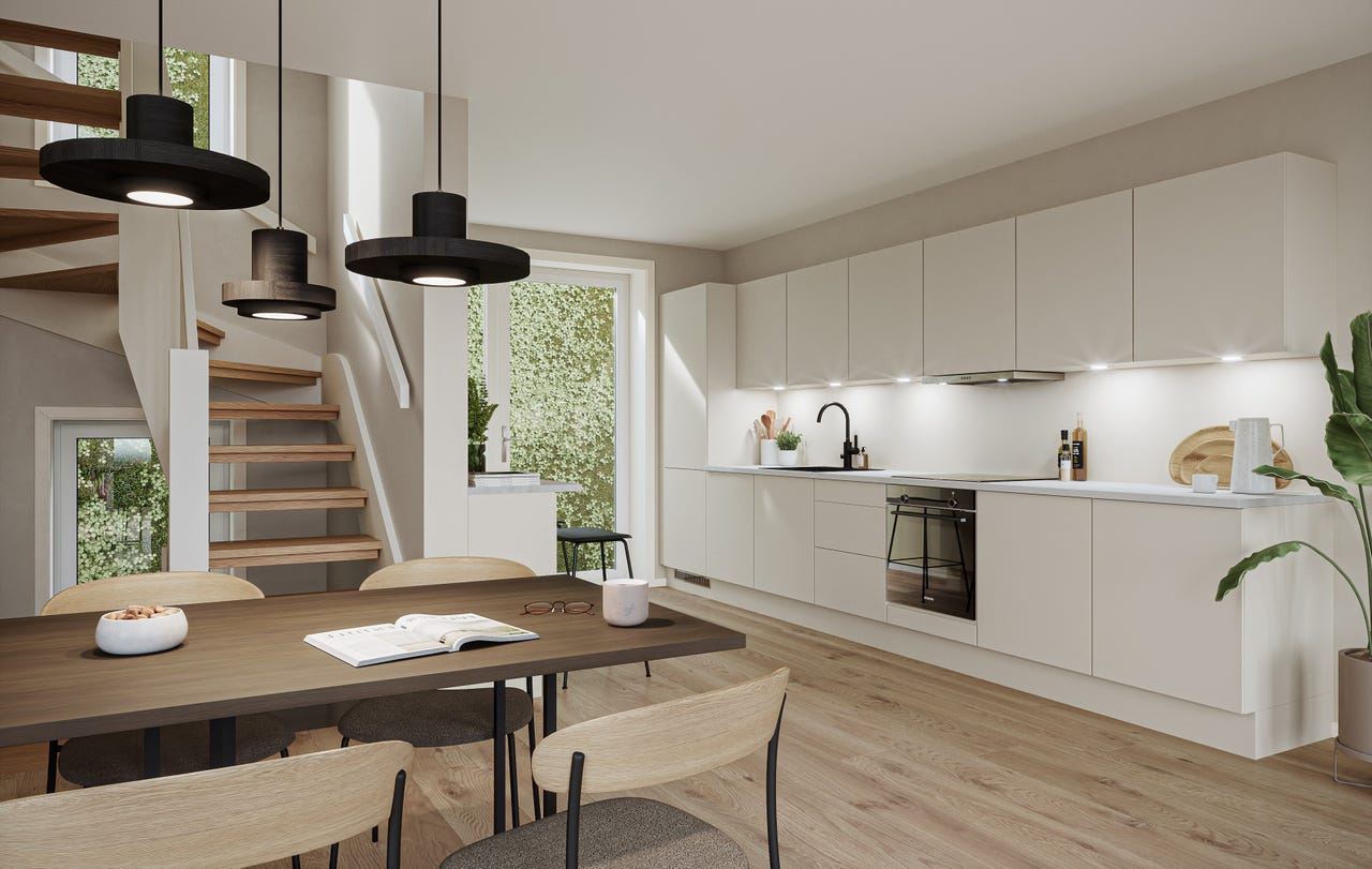 Vallastølen | Nytt og innflytningsklart rekkehus med garasje. Lav dok ...