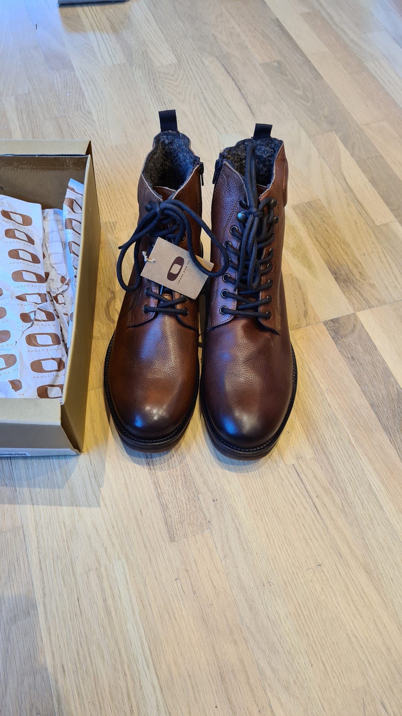 Ny Odin sko i ekte skinn. Str 45. Ny pris 1200kr | FINN torget