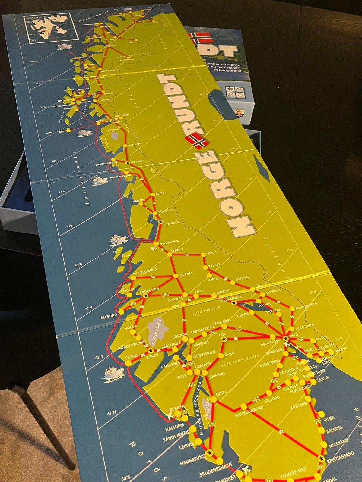 Norge Rundt brettspill | FINN-torget