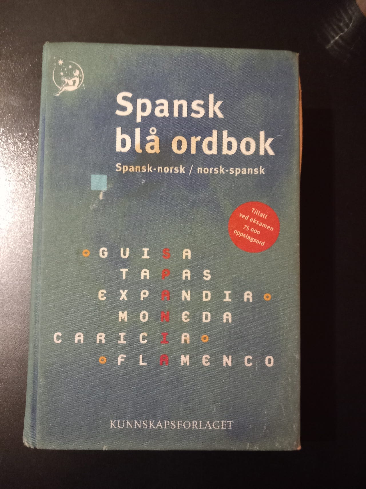 Spansk Norsk ordbok Kunnskapsforlaget | FINN.no