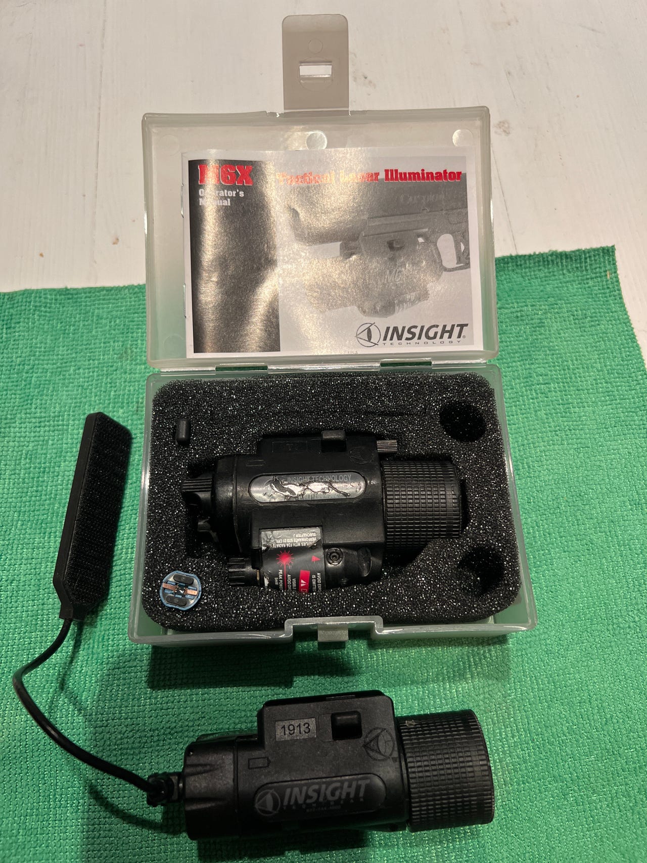 Insight M6 lykt med laser | FINN.no