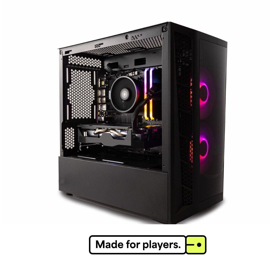 NY Gaming-PC - RTX 3060, R5, 16GB, 1TB - mye ytelse for pengene ...