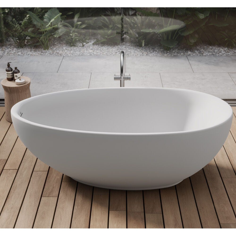 Jacuzzi® Desire 185x94.5x63.5 frittstående stort badekar | FINN torget