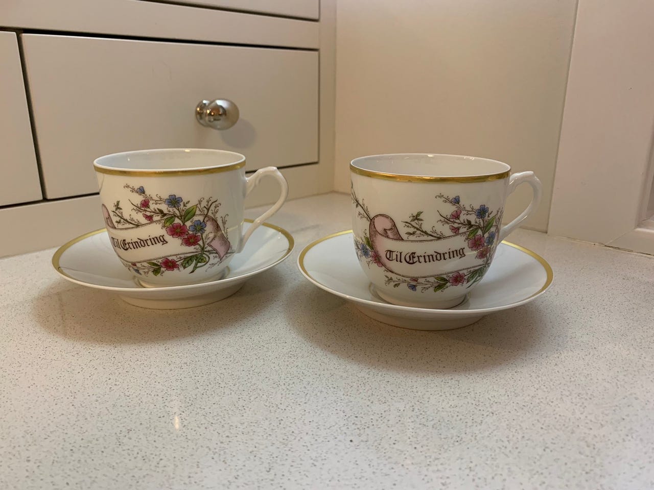 Porsgrunn porselen - PP kopp og skål «Til erindring» | FINN-torget