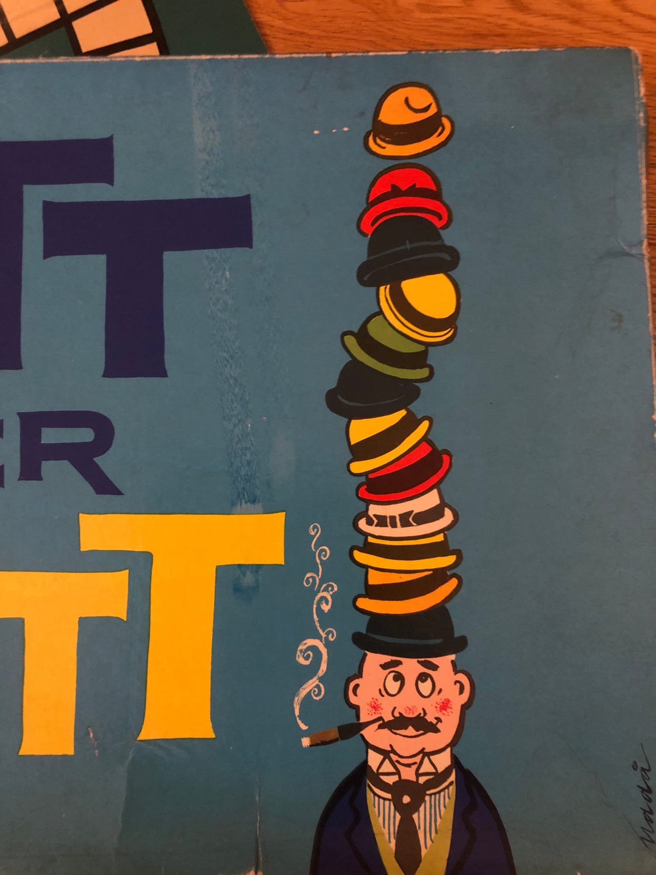 Vintage brettspill - Hatt over hatt - 1961 - Damm nr. 315 | FINN-torget