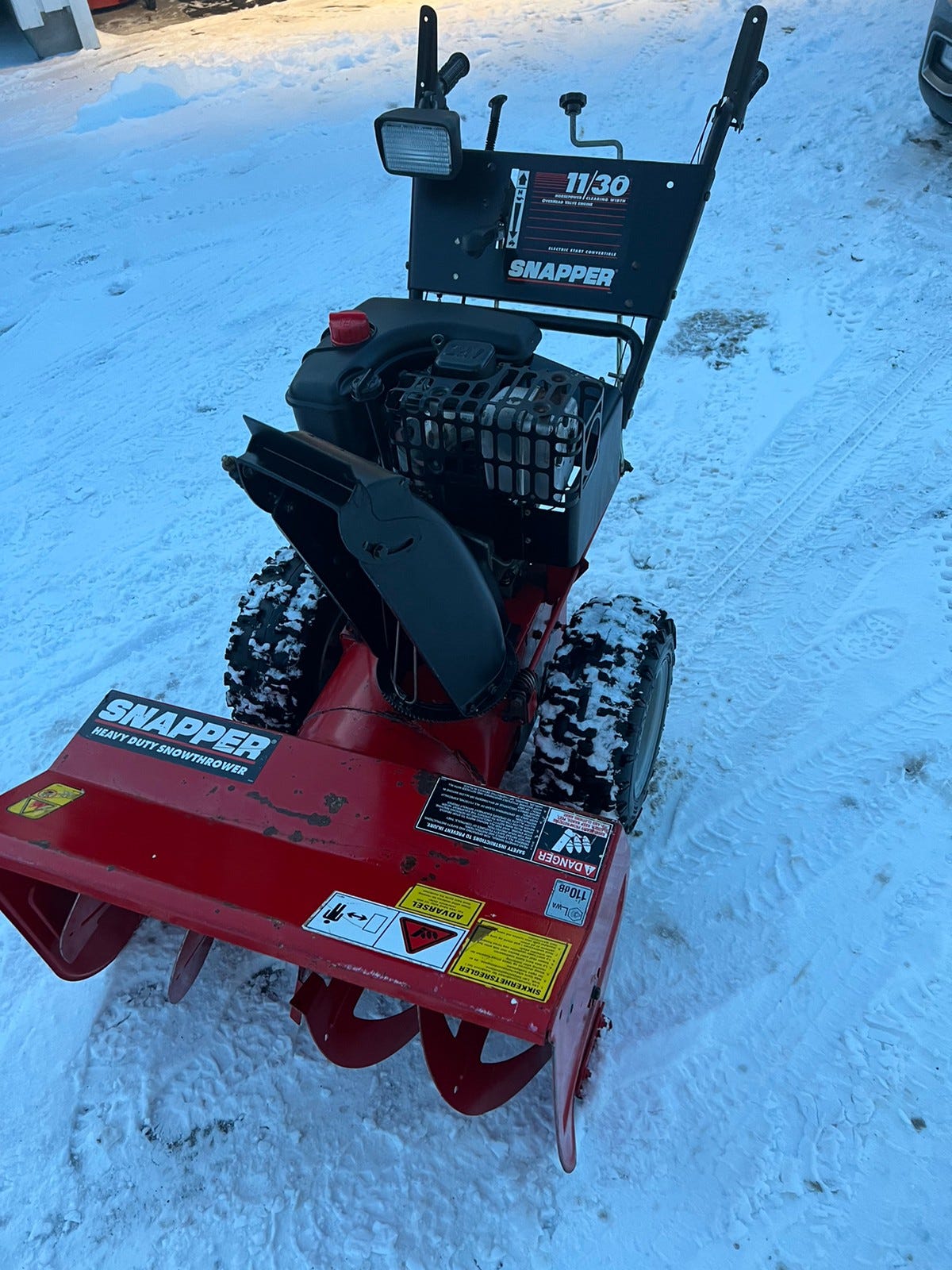 Snapper snøfreser 11hk | FINN-torget