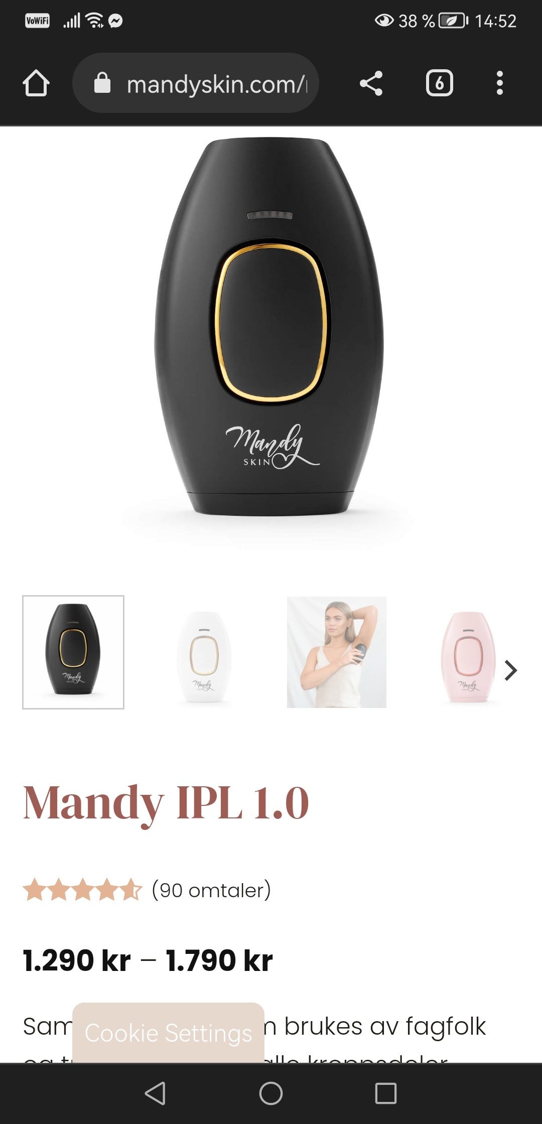 IPL Mandy skin 1.0 hårfjerningsmaskin | FINN-torget
