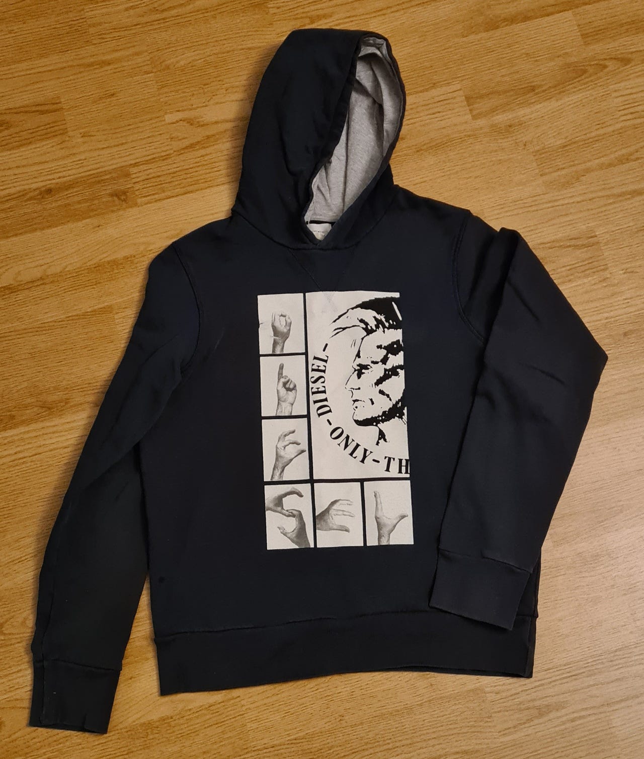 Diesel genser med motiv (blå) | FINN-torget