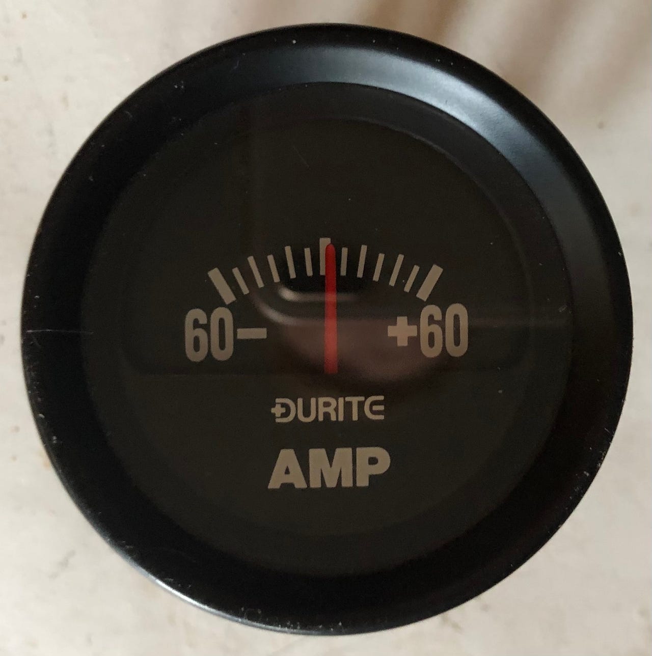 Ubrukt Durite Amp meter 60A, 52mm elektrisk dashbord instrument | FINN ...