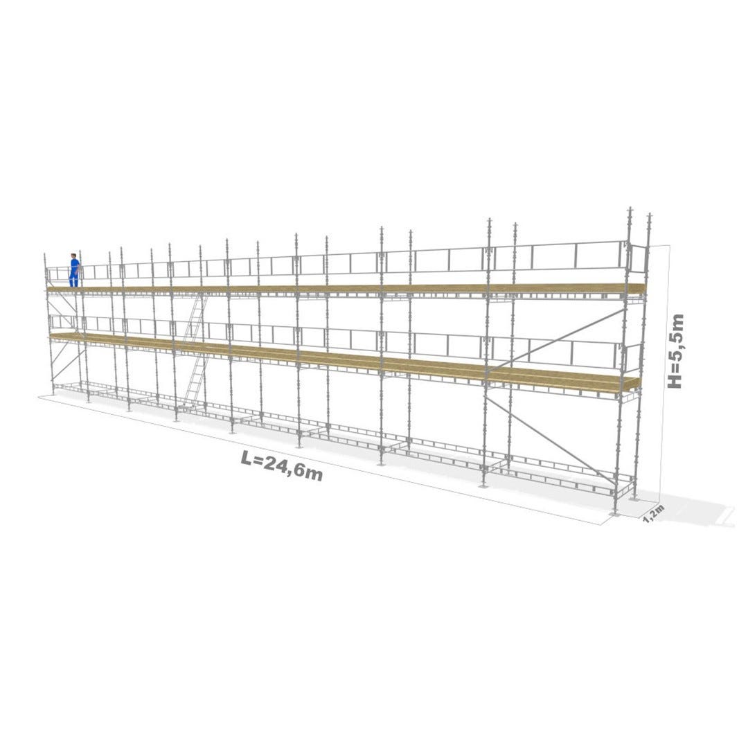 Haki Aluminium stillas - klasse 5 - til leie | FINN-torget
