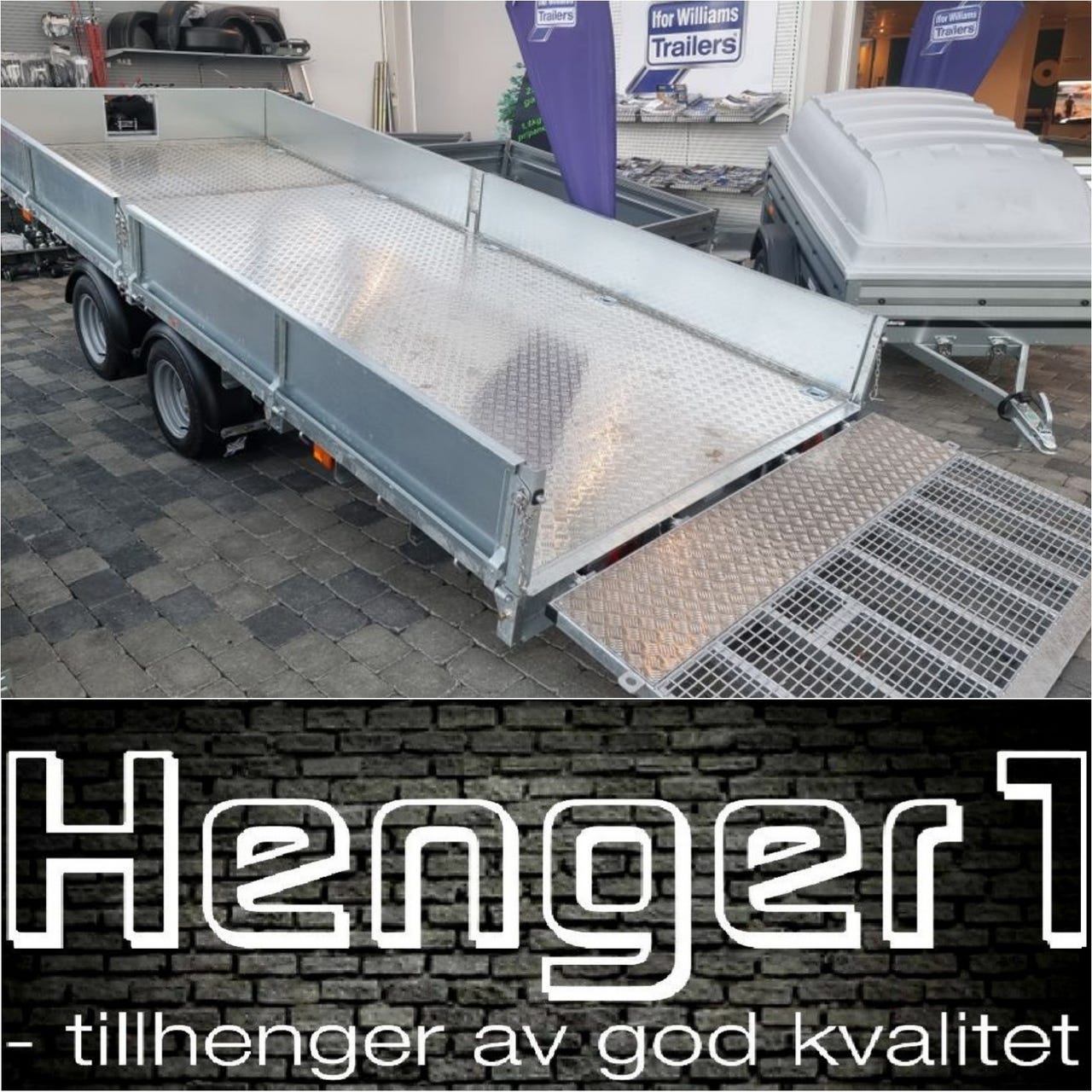 IFOR WILLIAMS CT166 "Combi" PRO Inkl hydraulisk tilt. Pris 109.900+ mva ...