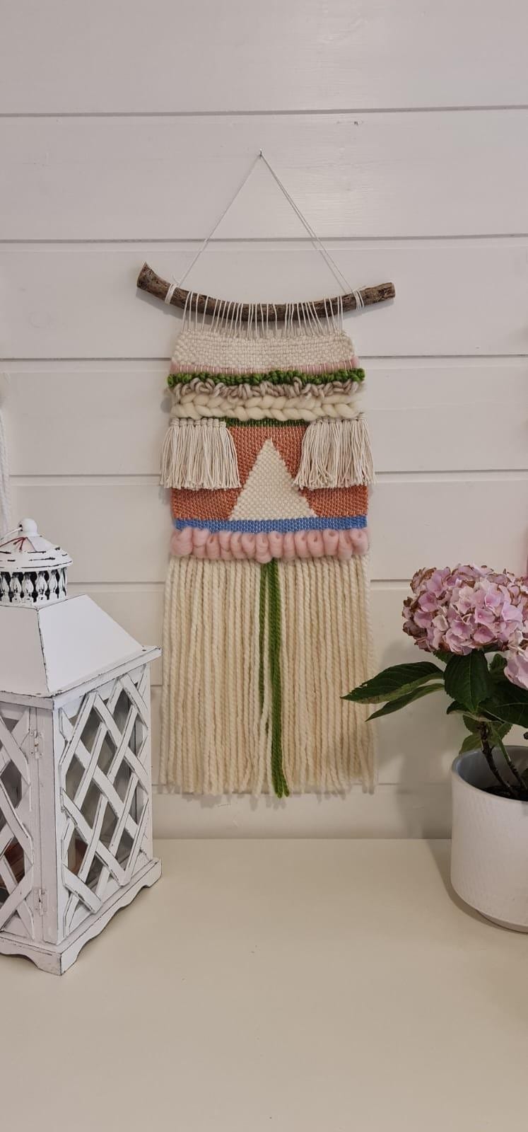 Makrame/vegg pynt/vevd oppheng/vegg dekor/veggteppe | FINN-torget