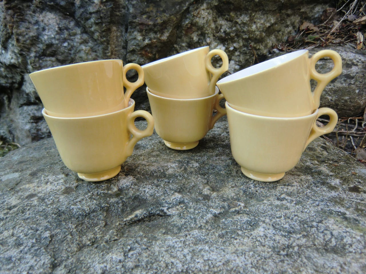 Figgjo mokkakopper i gult | FINN-torget