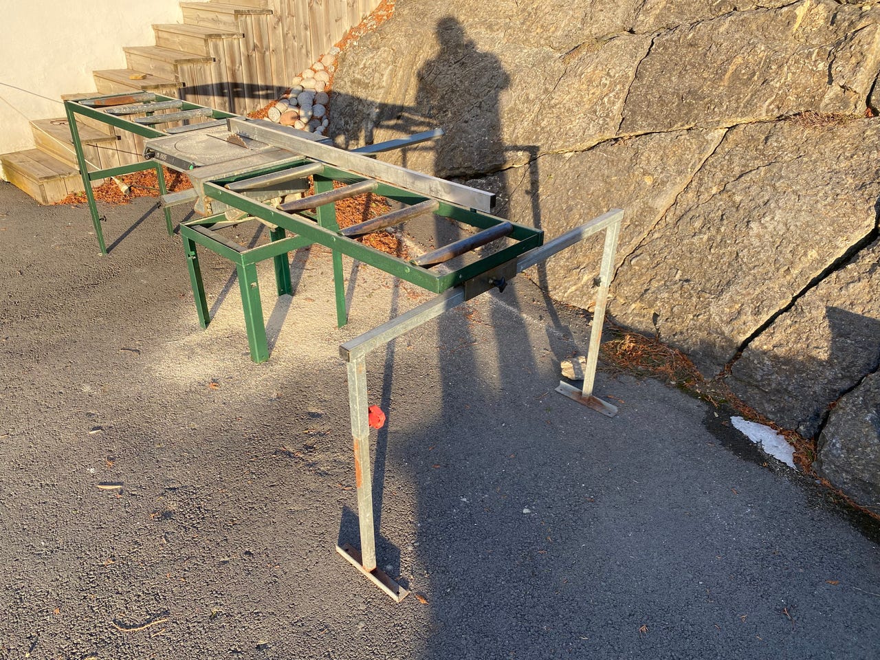 Gjerdesag modell 805 komplett med rullebord begge sider | FINN torget