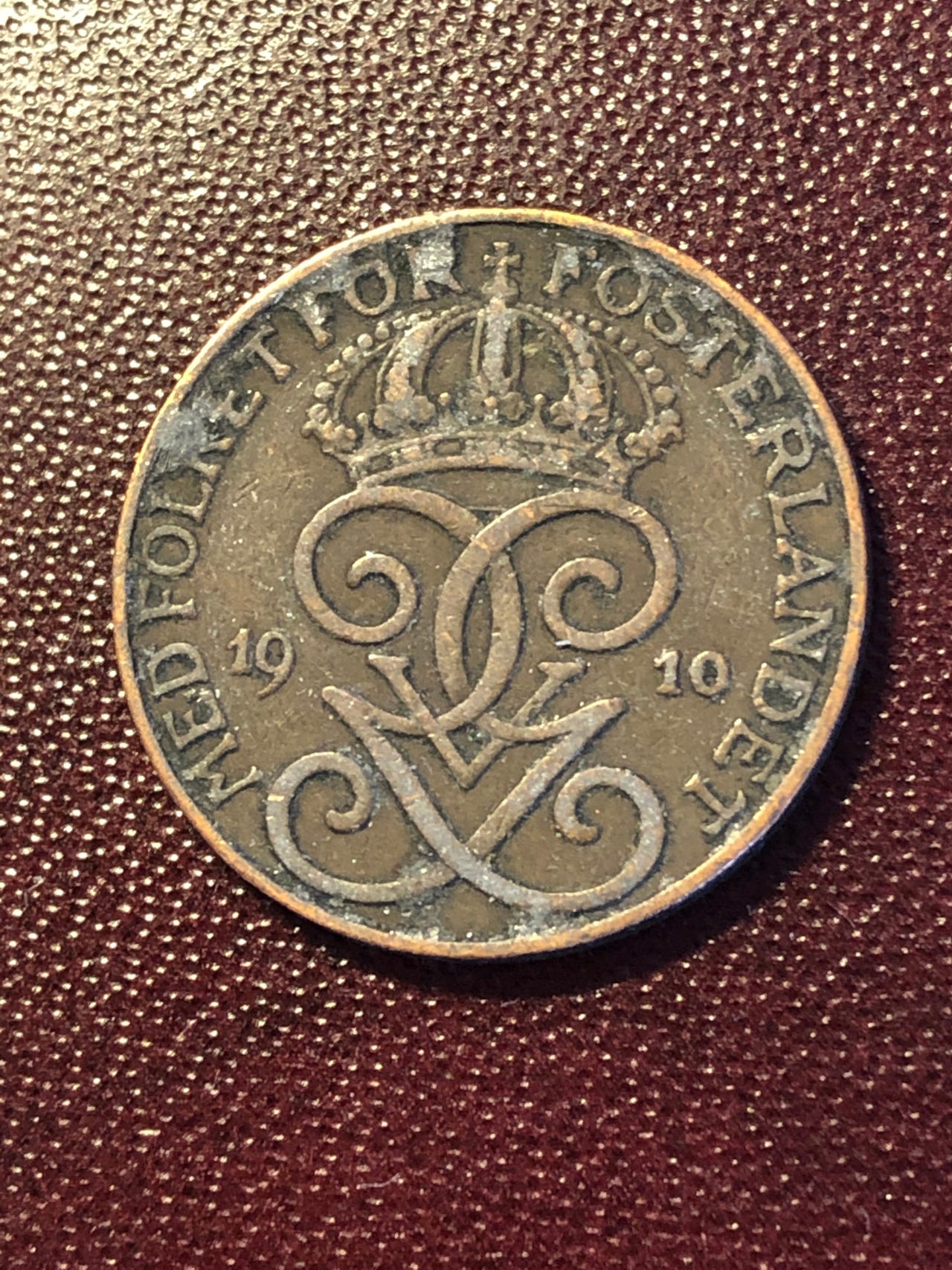 Sverige 2 øre 1910 mynt | FINN-torget