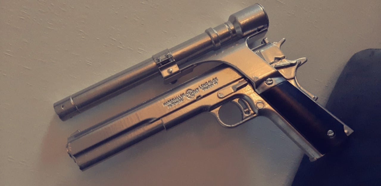 THE TERMINATOR 1984 CALIBER 45 /laser sighting samleobjekt | FINN.no