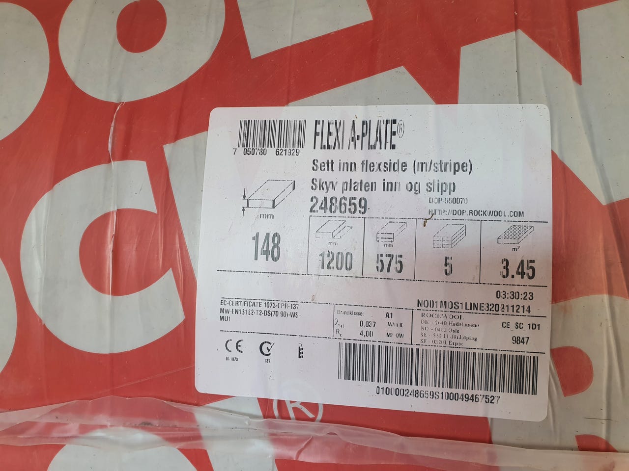 Rockwool isolasjon til salgs 150 mm | FINN torget