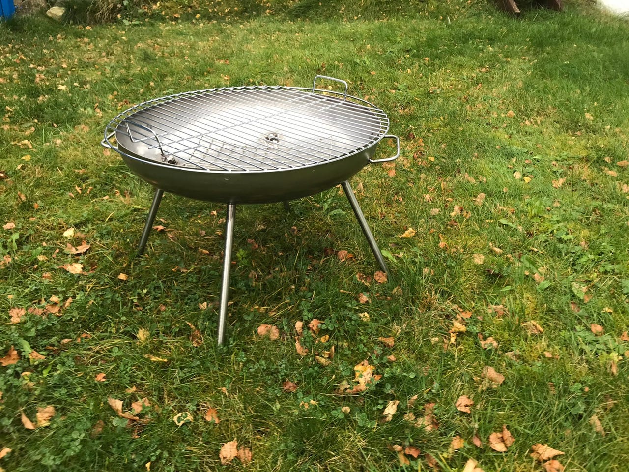 Rustfri grill/bålpanne. | FINN-torget