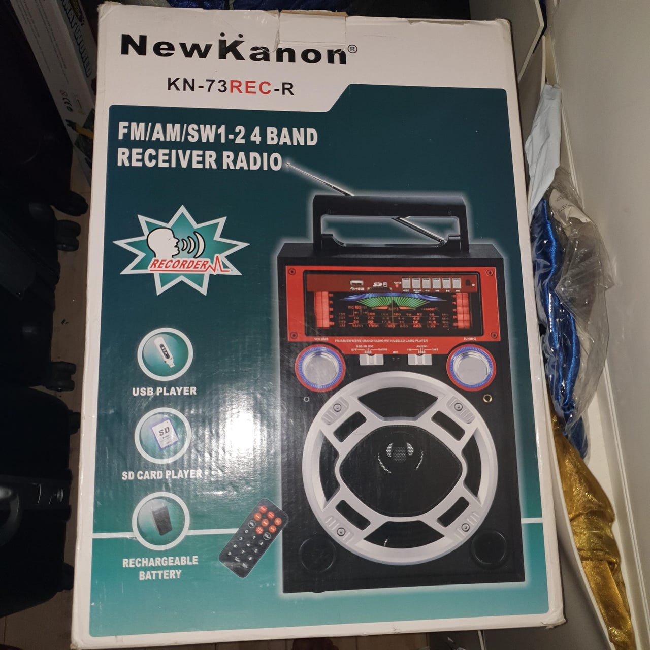 New Kanon FM/AM/SW 1-2 4 BAND RECEIVER RADIO | FINN-torget
