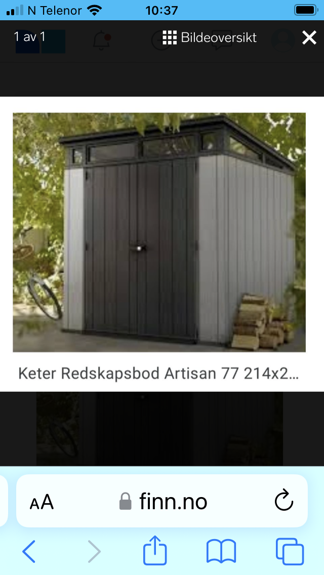 Redskapsbod Keter Artisan bod | FINN-torget