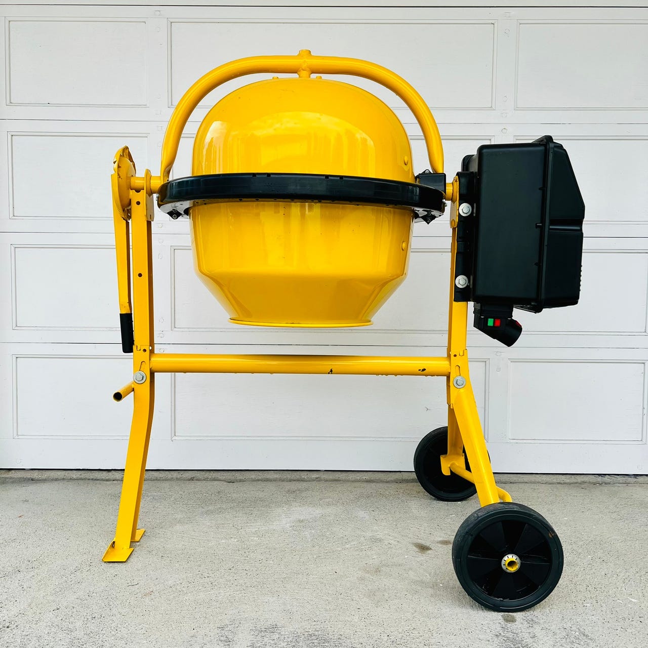 Ny AL-KO blandemaskin, sementblander, betongblander 122 liter 600 Watt ...