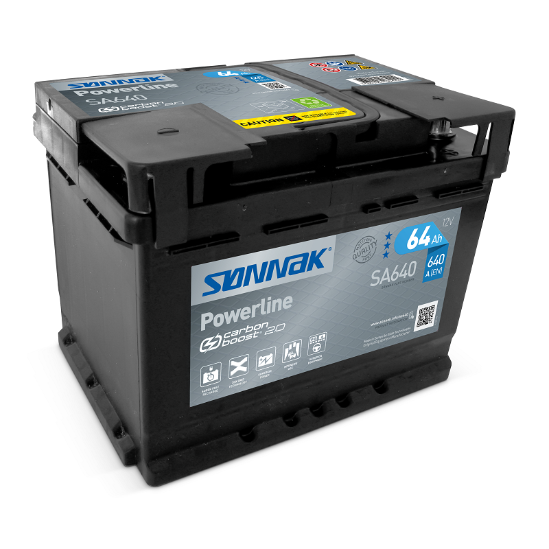 Batteri Bilbatteri Powerline SA640 Exide Sønnak kr 1.599,-. | FINN torget