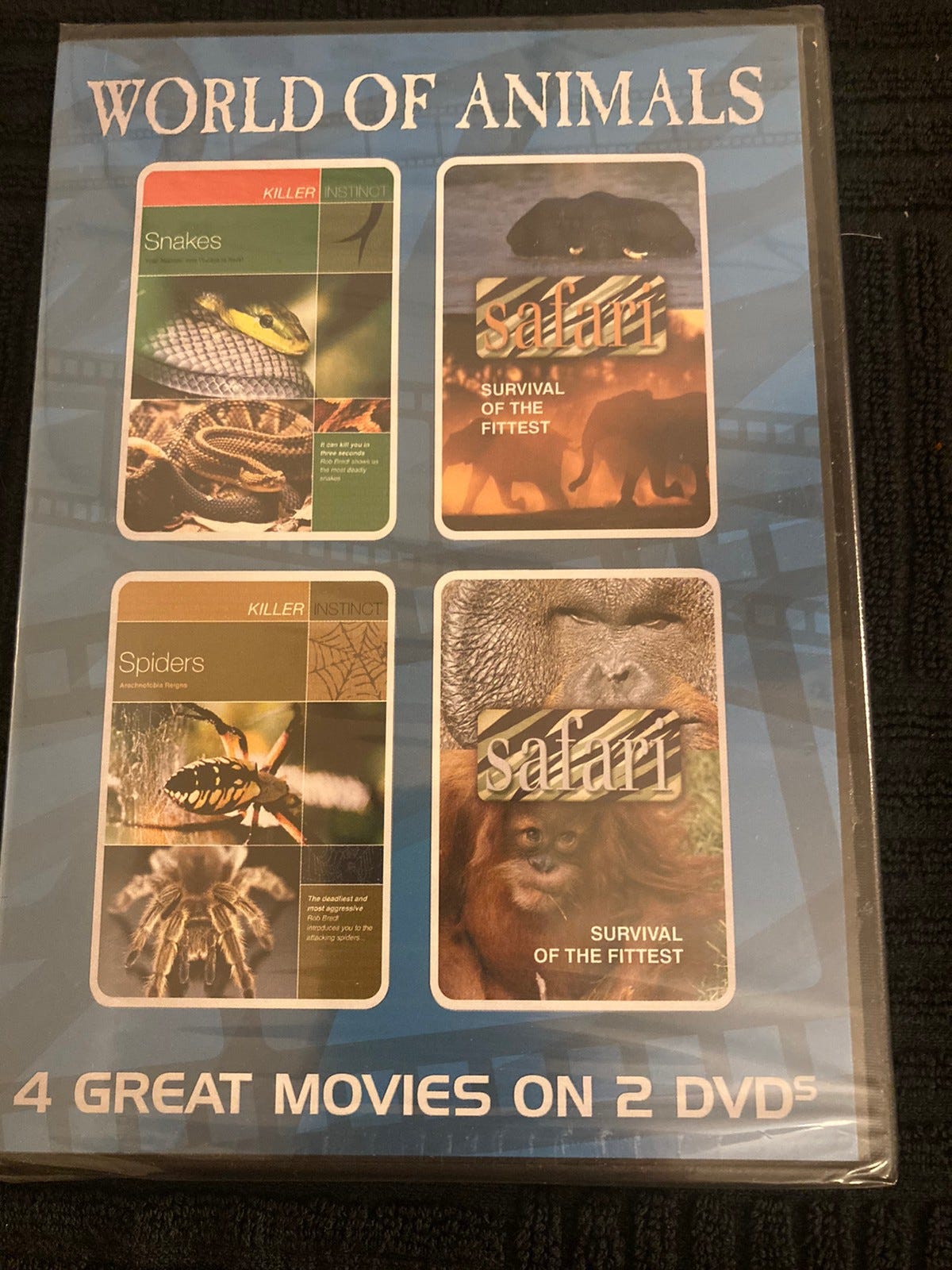 World Of Animals 4 Great Movies On 2 DVD (2 DVD) | FINN torget