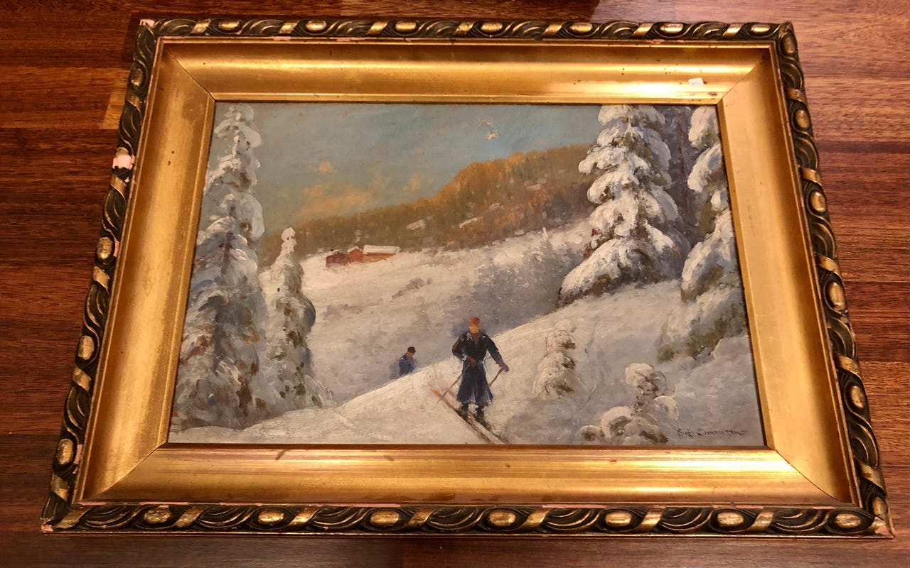 Oljemaleri signert Sigv. Simensen | FINN torget