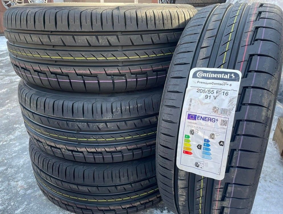 4 stk nye sommerdekk 205/55 R16 Continental PremiumContact 6 veldig god ...
