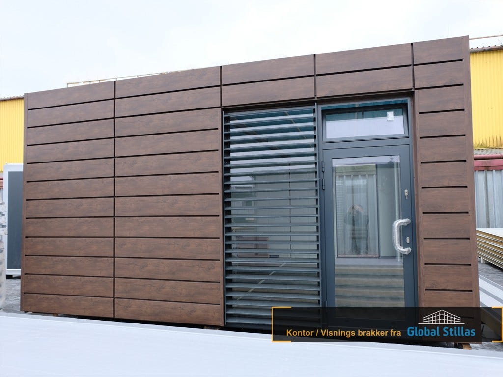 Moderne brakke / visnings brakke / kontor brakke / butikk - 6m x 5m ...