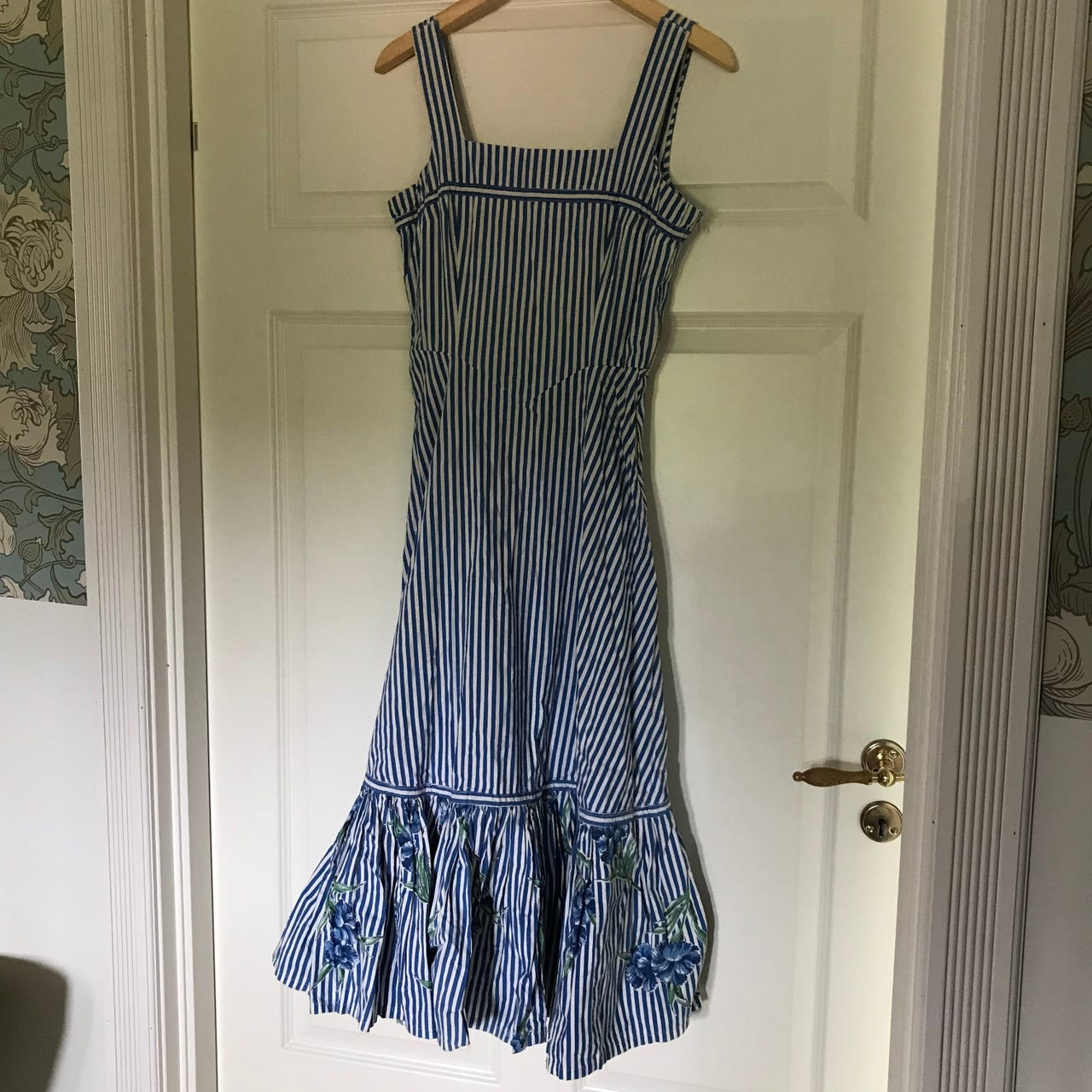Vintage/retro, lang, stripete, unik kjole, London | FINN-torget