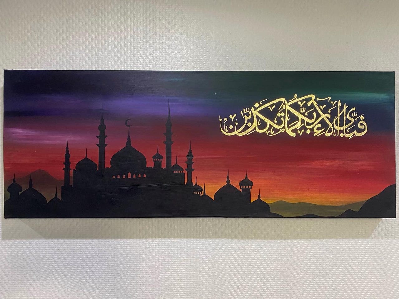 Håndlaget hånd laget maleri handmade paintings calligraphy | FINN torget