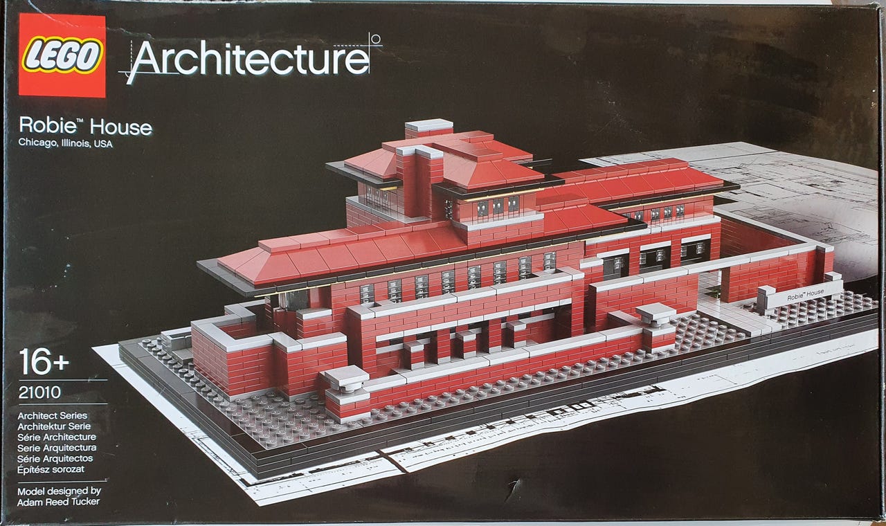 Frank Lloyd Wright Lego Robie House
