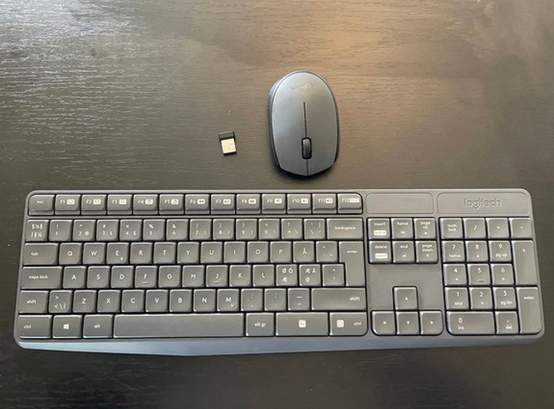 Logitech Wireless Keyboard K235 tastatur + mus. | FINN torget