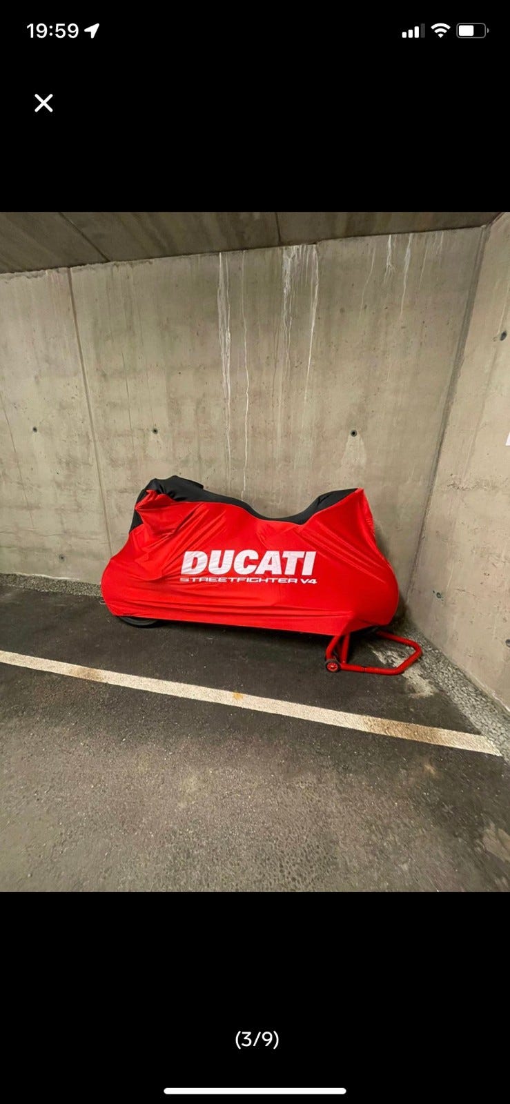 Ducati indoor bike cover Streetfighter V4 | FINN-torget