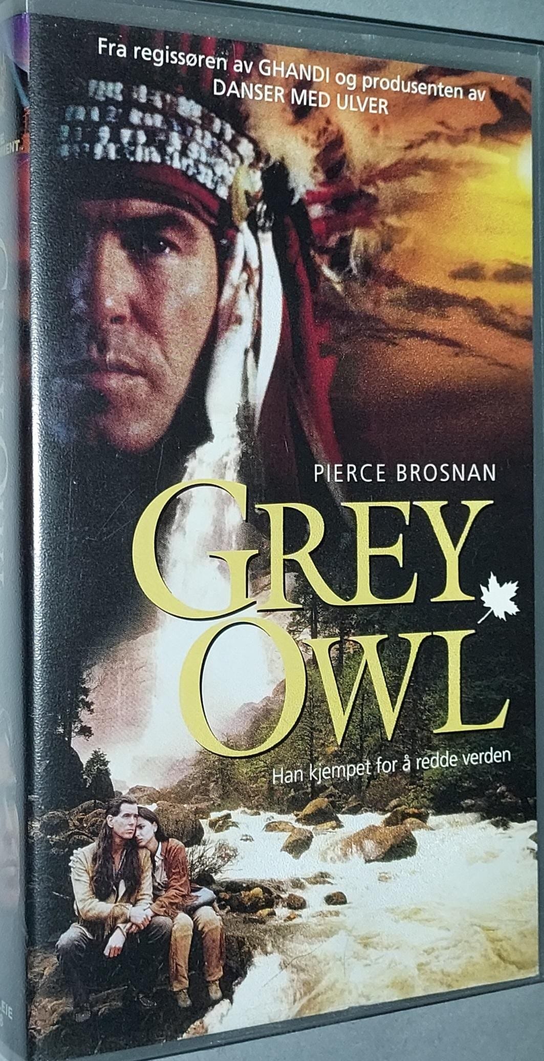 VHS SMALL BOX.GREY OWL.Sann historie. | FINN-torget
