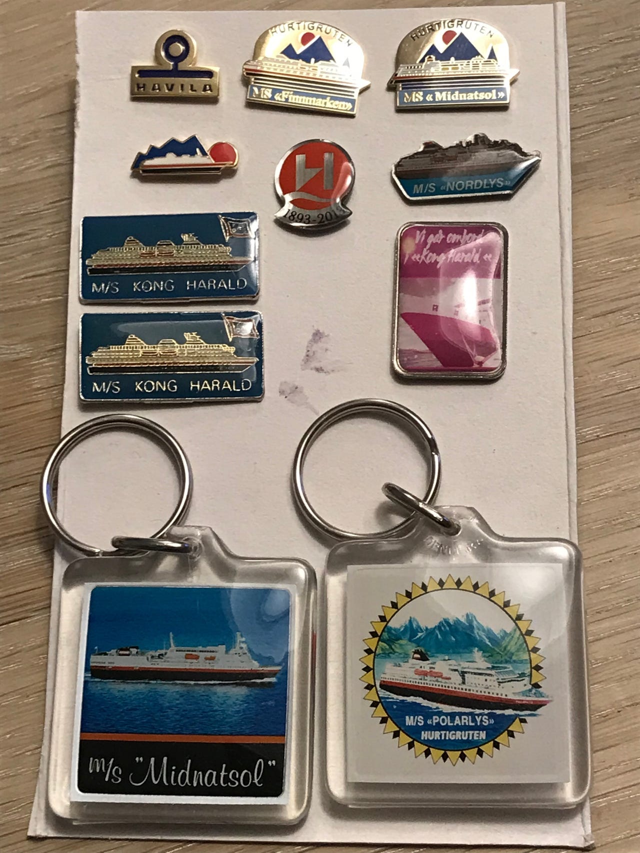 Hurtigruten div pins og nøkkelringer | FINN torget