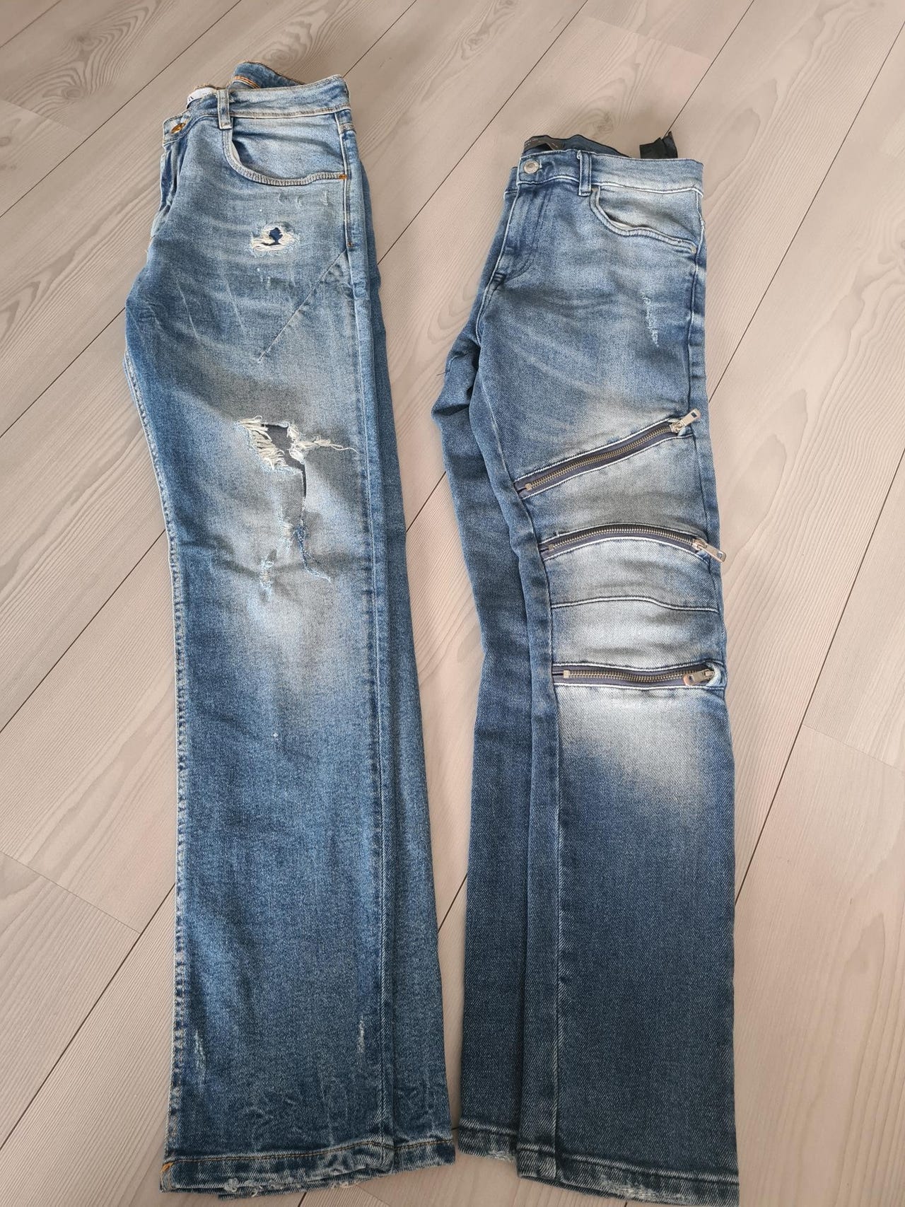 2 stk råtøffe bukser i str 42 - Zara. Alt skal bort!! | FINN-torget