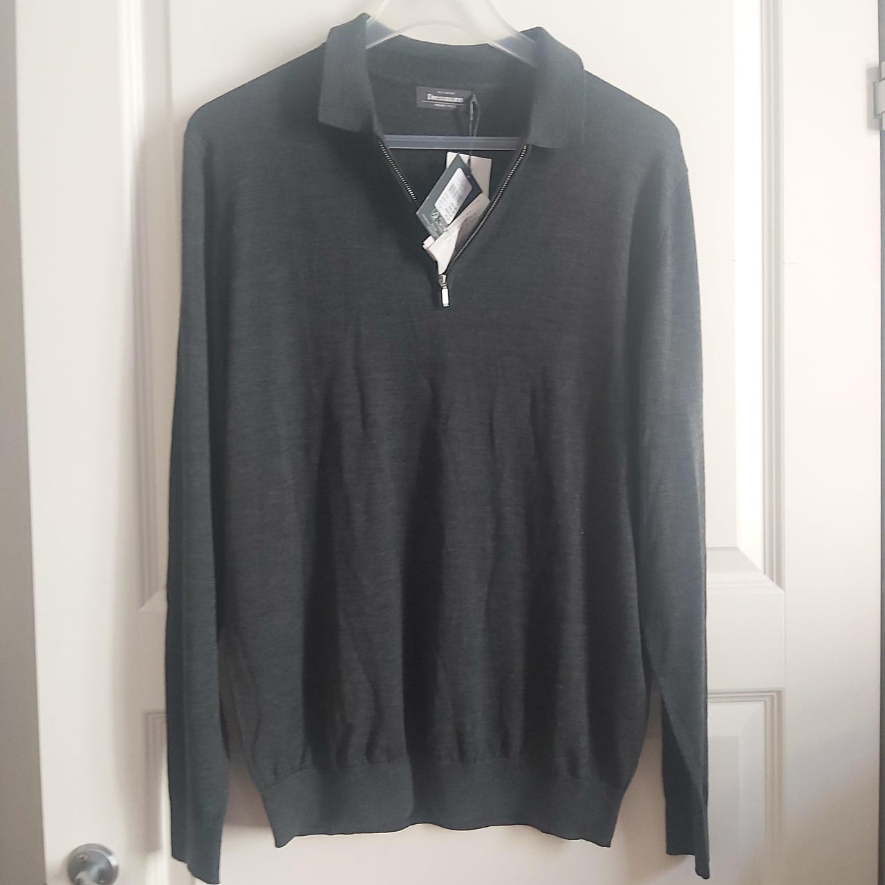NY. 100% ULL. Fin melert GRÅ genser. DRESSMANN. | FINN-torget