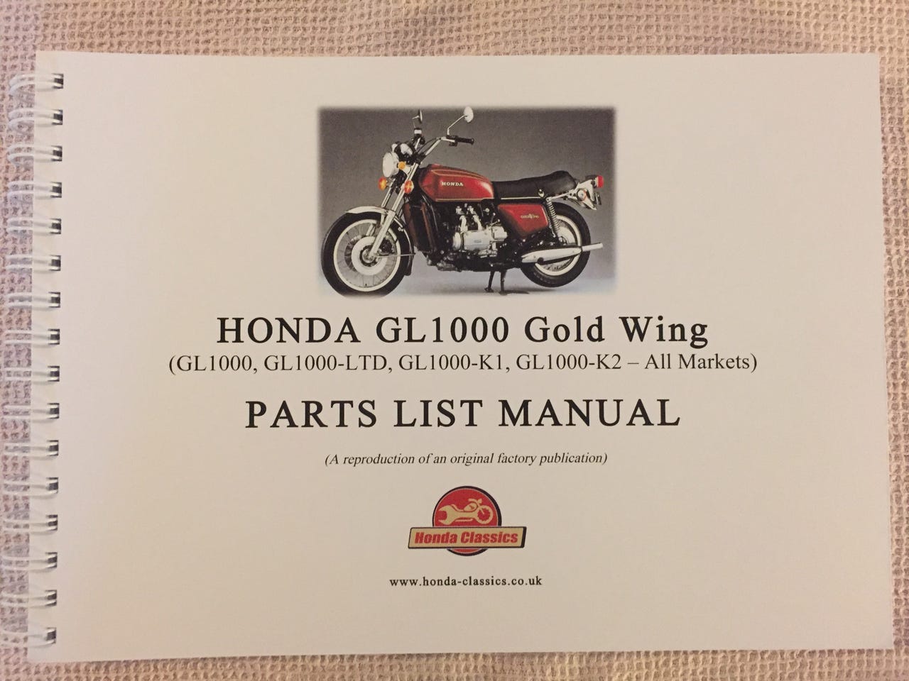 Honda Delebøker GL1000,CBX,CB250,350,500. Orginale. Nye | FINN-torget