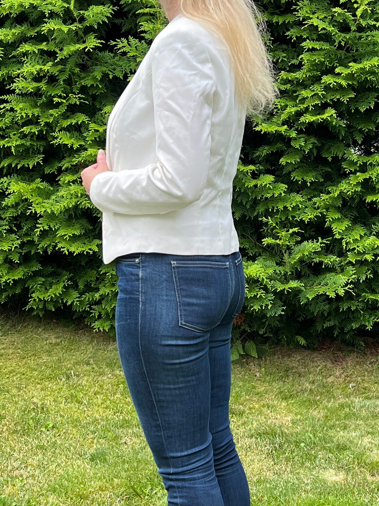 Hvit blazer fra HM str 40 | FINN torget