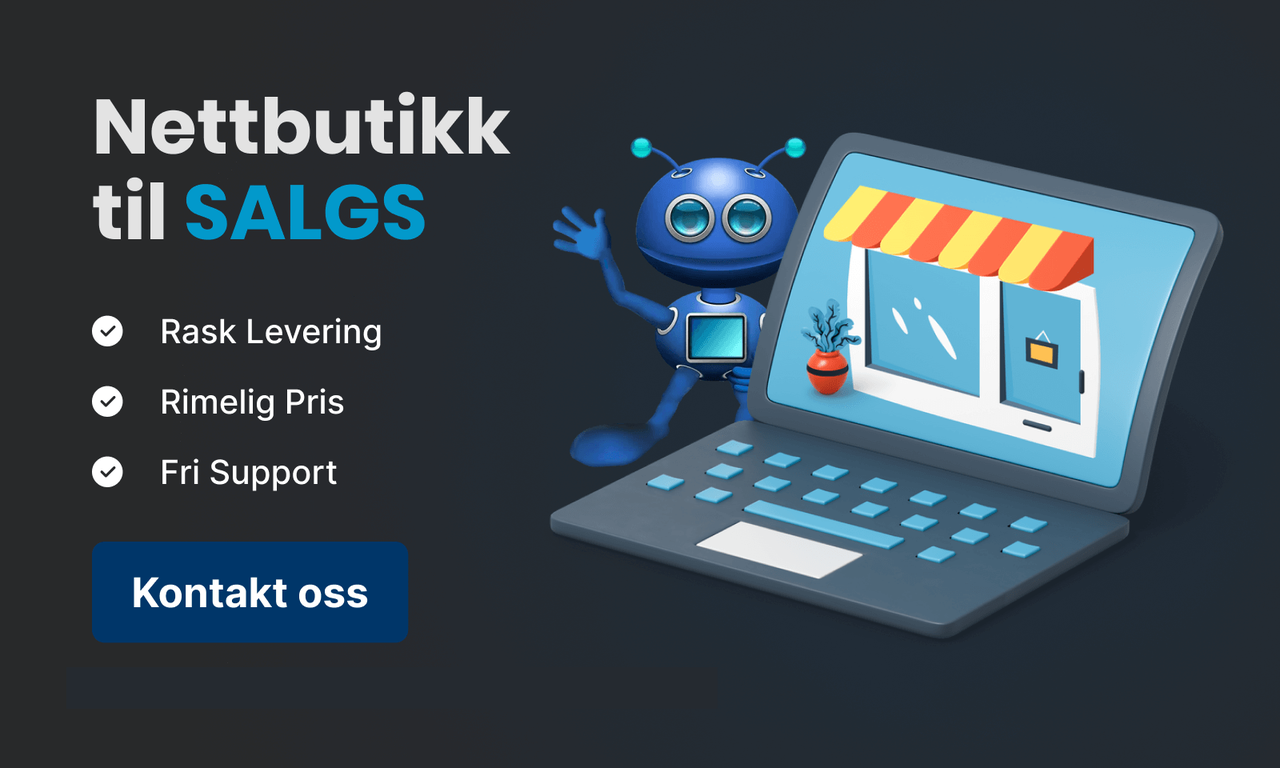 Ny Nettbutikk til salgs, fra kr 9990,- | FINN torget