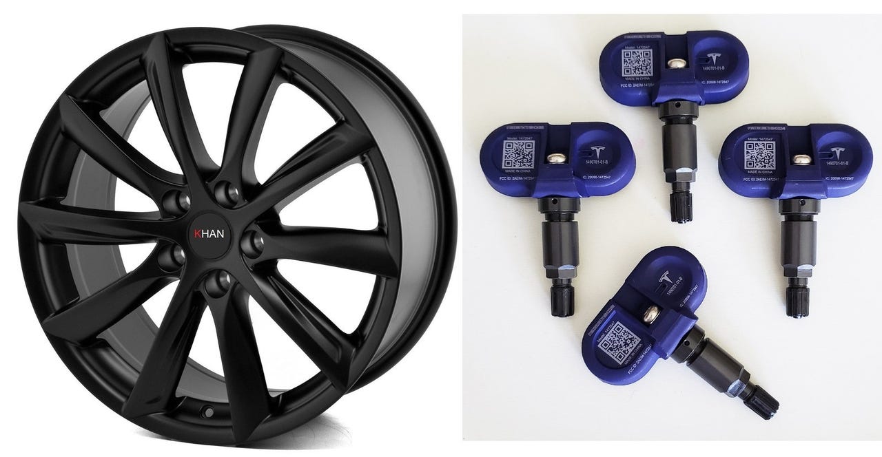 19" TESTVINNER GOODYEAR PIGGDEKK + TURBIN FELGER TESLA MODEL Y Long ...