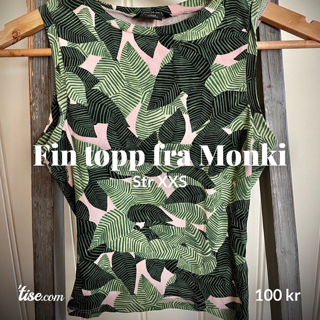 Fin topp fra Monki, str XXS | FINN-torget