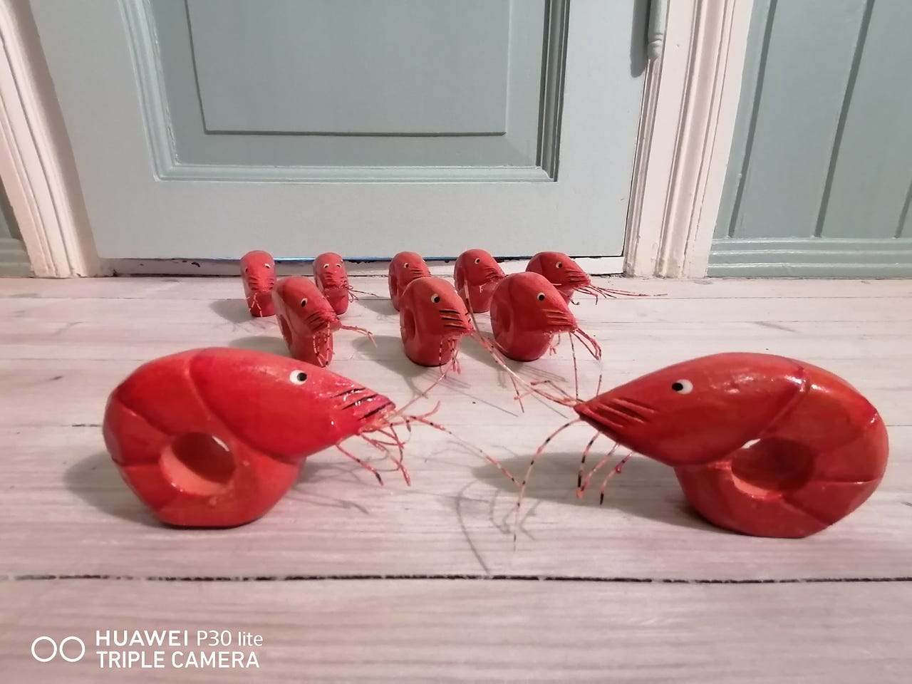 Fantastiske serviett ringer, pynt til bordet , til reke elskeren | FINN ...