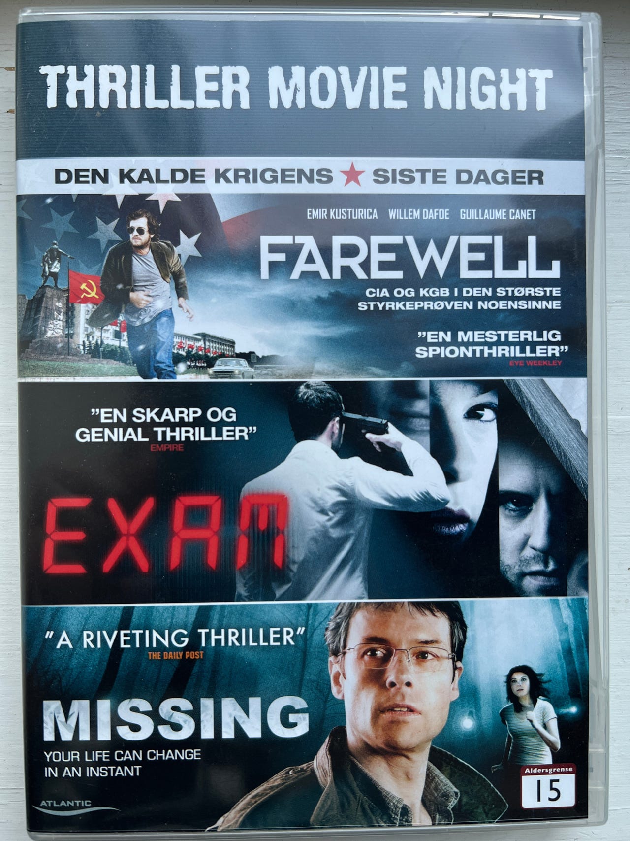 Thriller Movie Night 3 Pack (DVD) | FINN-torget