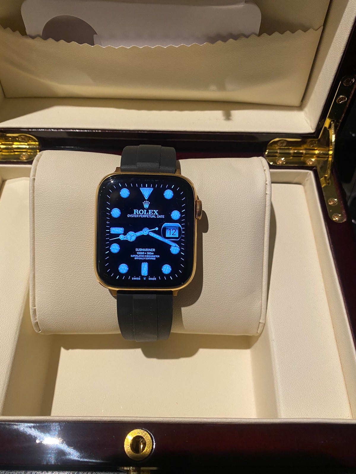 apple watch serie 6 Rolex 24k gullbelagt | FINN-torget