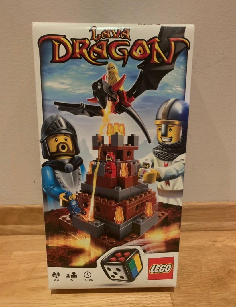 Lego Lava Dragon 3838 brettspill! | FINN torget