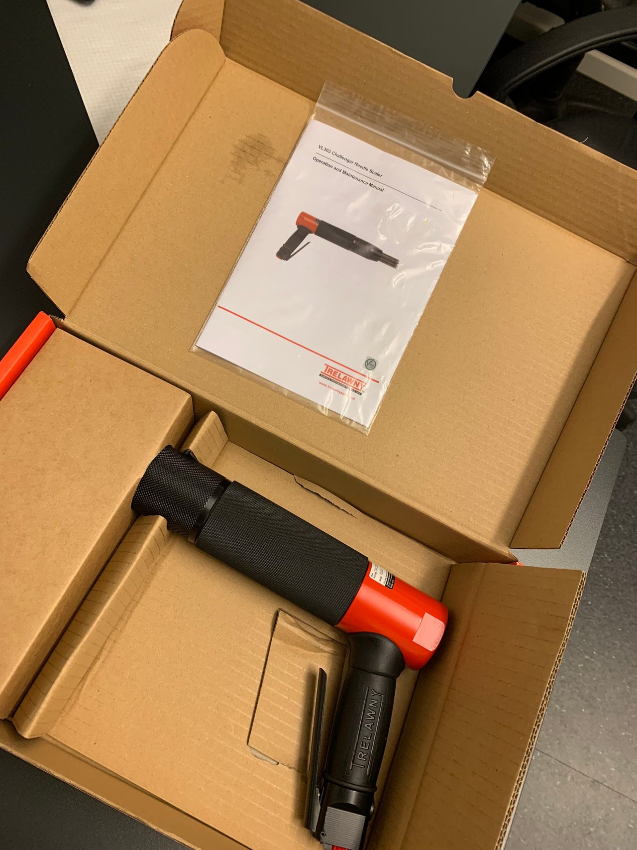 VL303 LOW VIBRATION PNEUMATIC NEEDLE SCALER. Nålhammer-nålpikke. | FINN ...