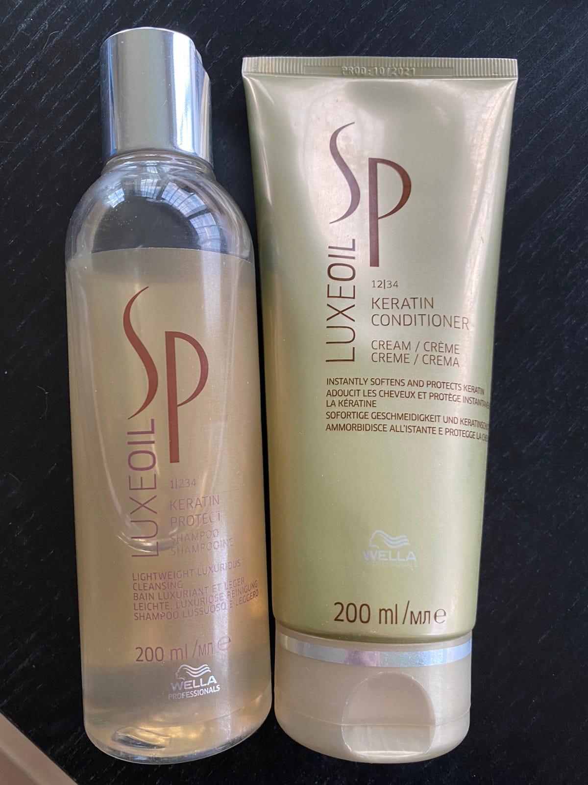 Shampo og balsam selges samlet - Wella luxeoil keratin NY PRIS 100 ...